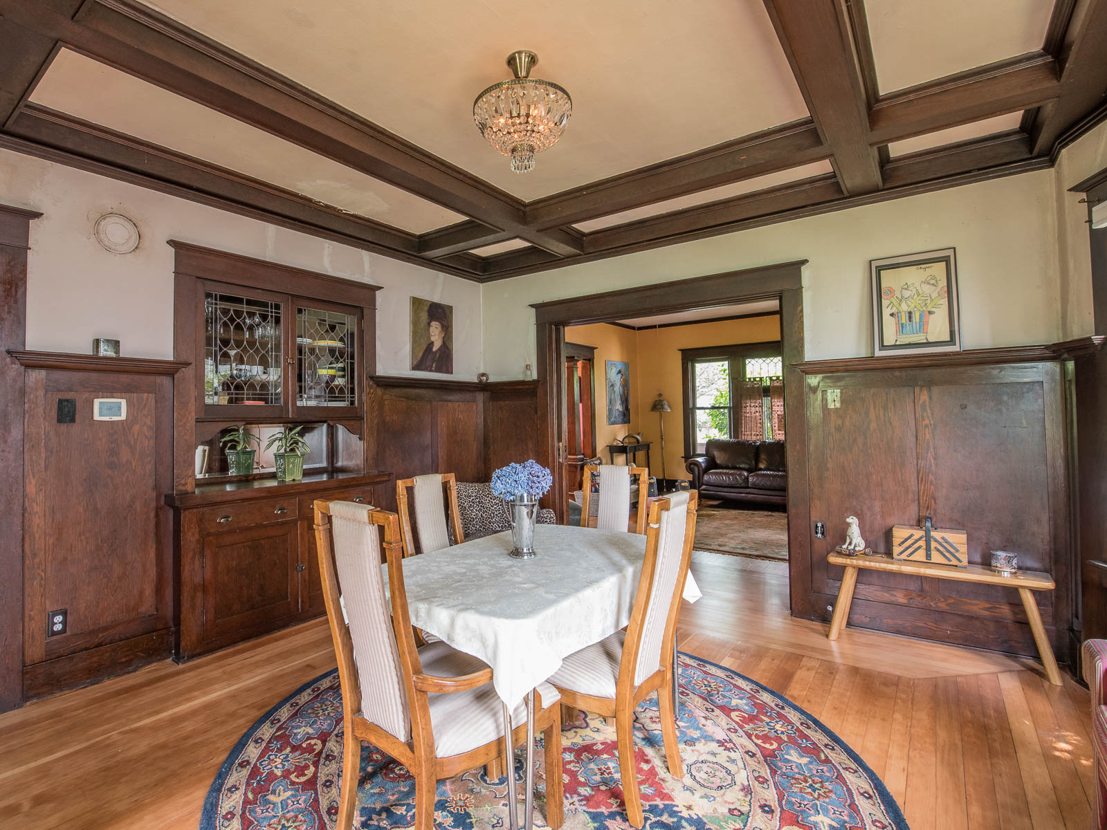 Classic Portland Foursquare - Living Room Realty