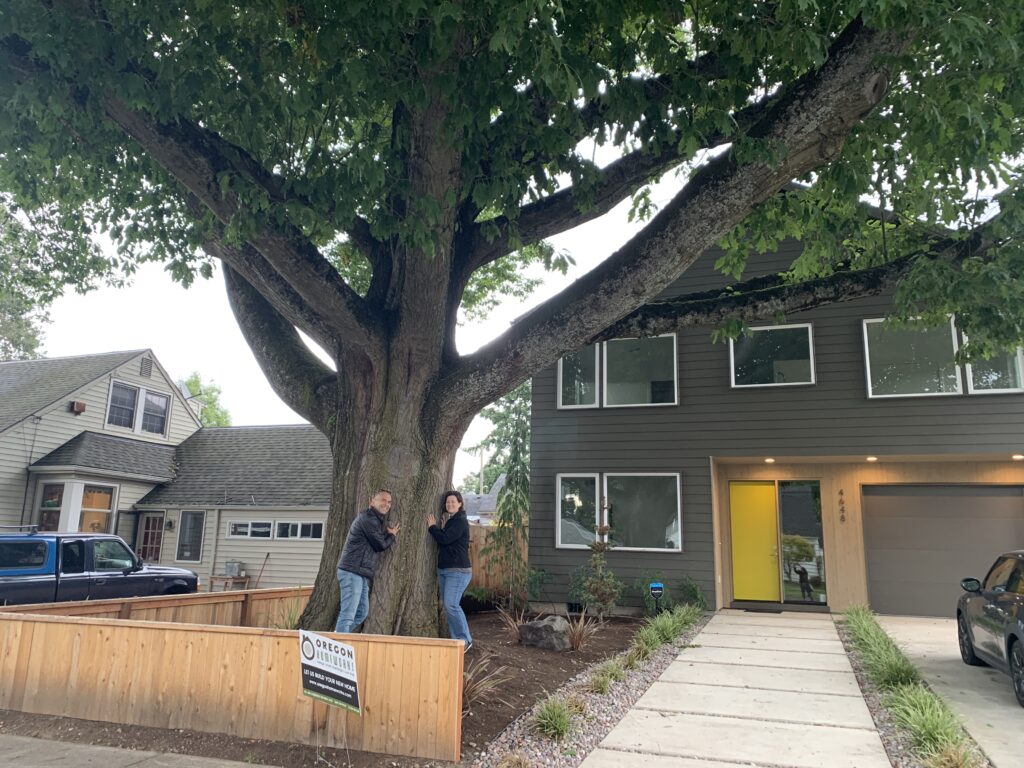 They Bought a Very Old Oak Tree That Came With a Very New House ...